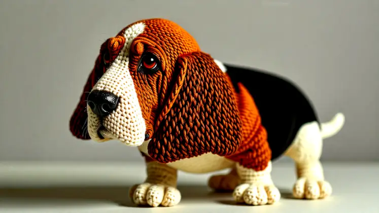 Basset Hound Crochet Pattern - HousewivesHobbies
