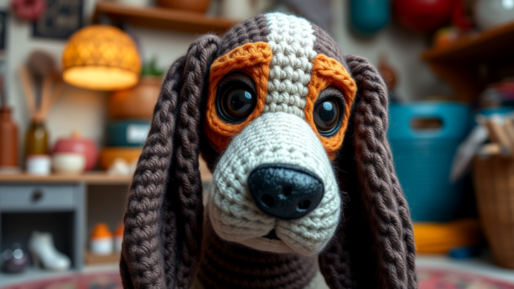Crochet Basset Hound Pattern - HousewivesHobbies