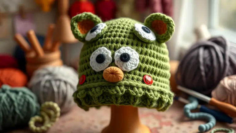 Free Grinch Crochet Hat Pattern - HousewivesHobbies