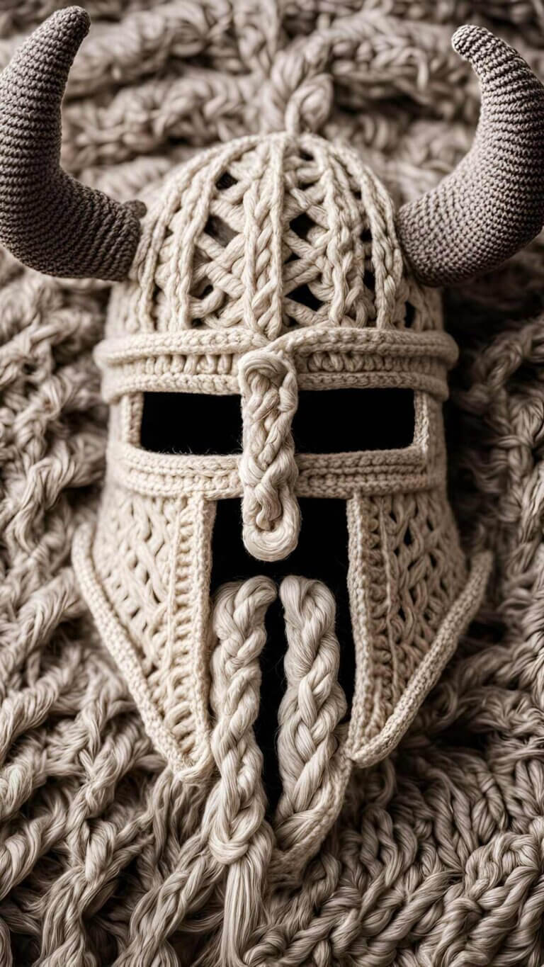 Crochet Viking Hat Pattern - HousewivesHobbies