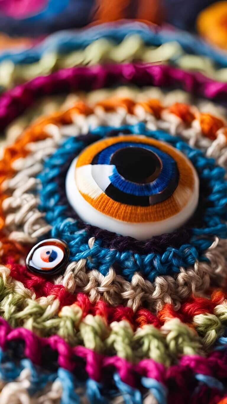 Evil Eye Crochet Pattern - HousewivesHobbies