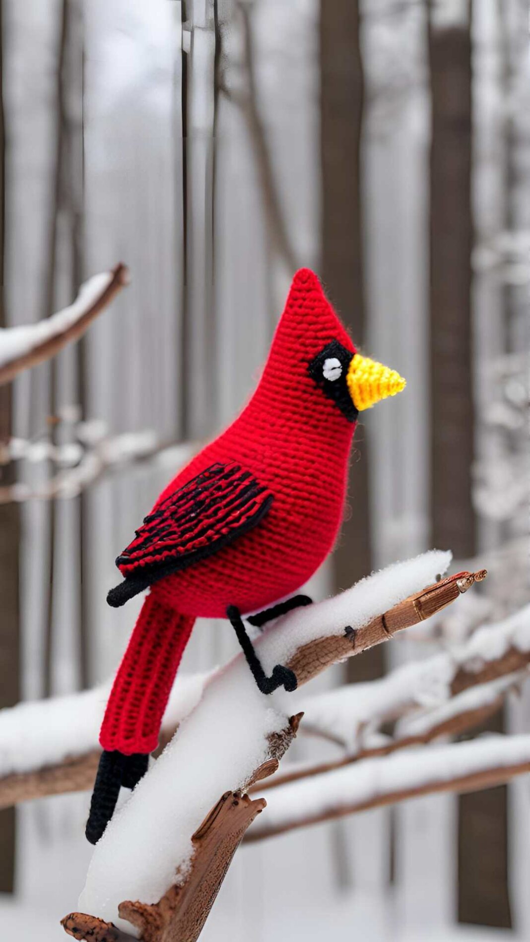 Free Crochet Cardinal Pattern - HousewivesHobbies