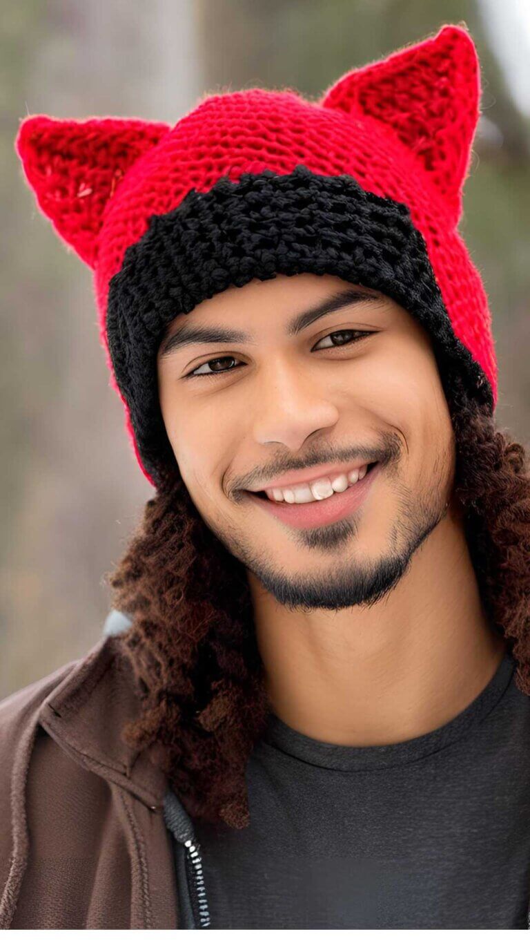 Crochet Cat Beanie Pattern Free - HousewivesHobbies