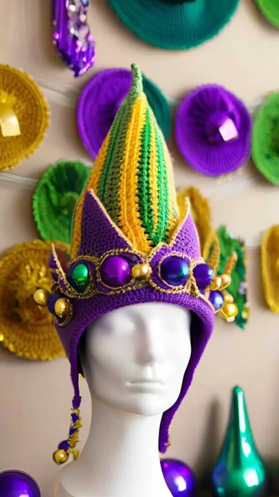 Crochet Jester Hat Pattern Free - HousewivesHobbies