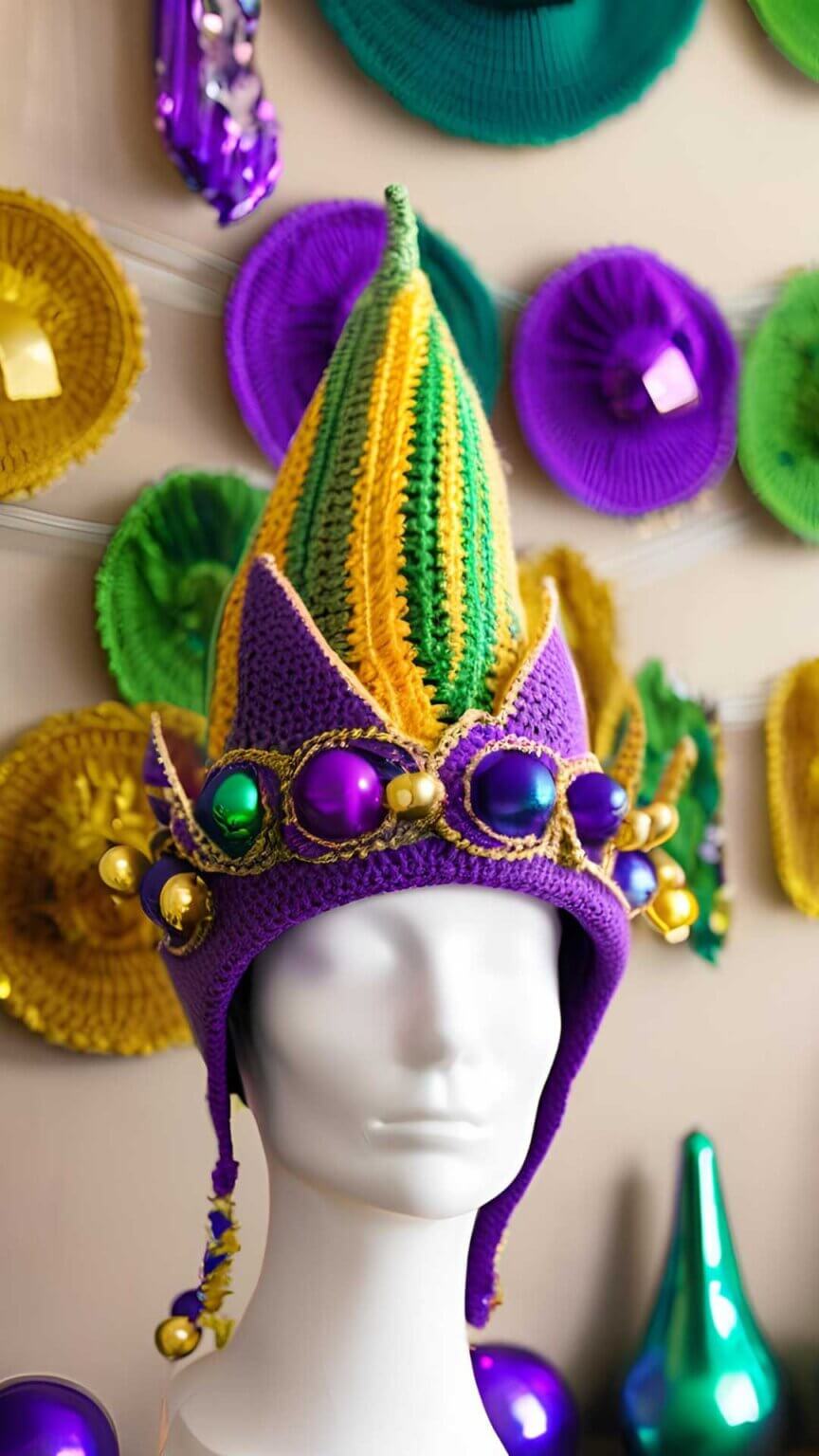 Crochet Jester Hat Pattern Free - HousewivesHobbies