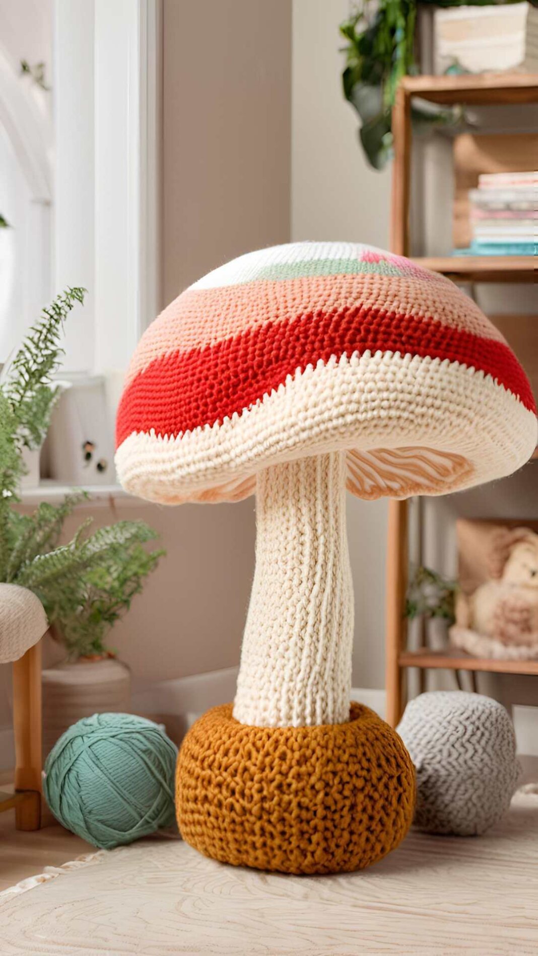 Giant Mushroom Crochet Pattern Free - HousewivesHobbies