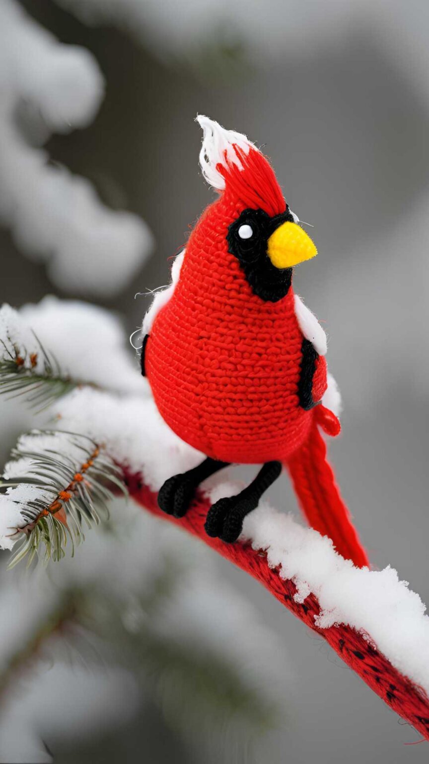 Crochet Cardinal Pattern Free - HousewivesHobbies